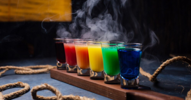 Rainbow Shot Recipe (Cocktail) » Purwa's Kitchen