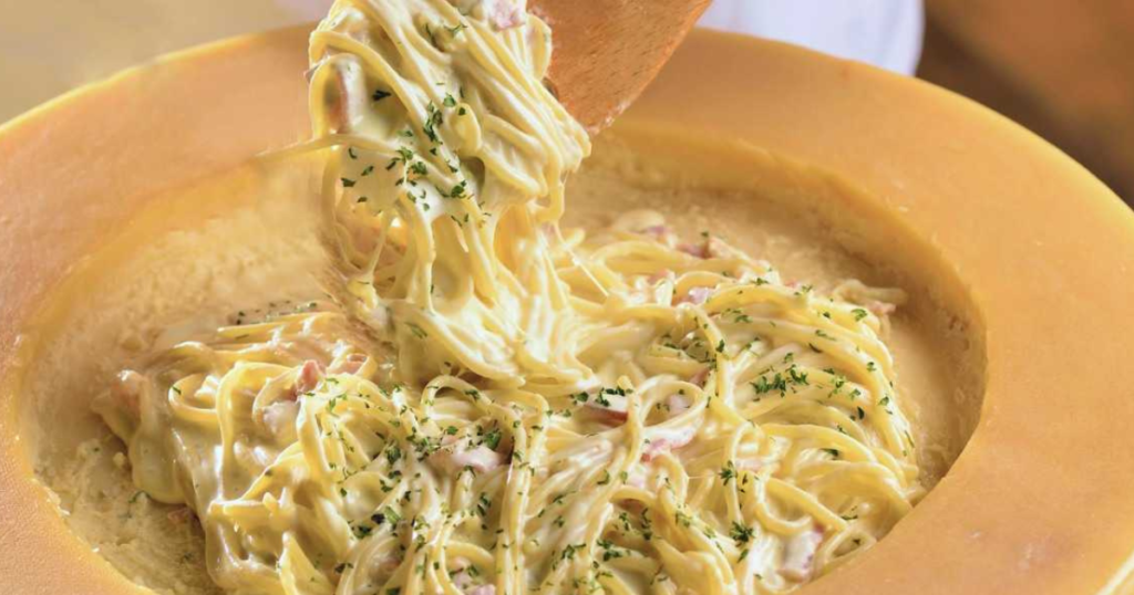 Cheese Wheel Pasta » Purwa's Kitchen